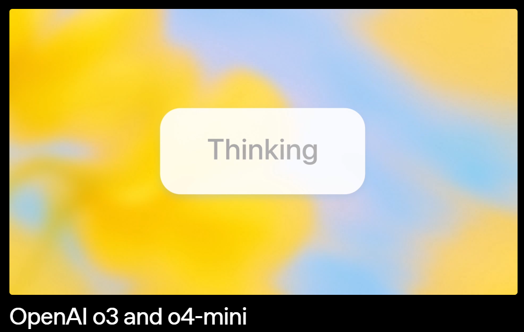 エージェントの未来を感じるOpenAI o3,o4-miniがリリース！ • Zenken AI